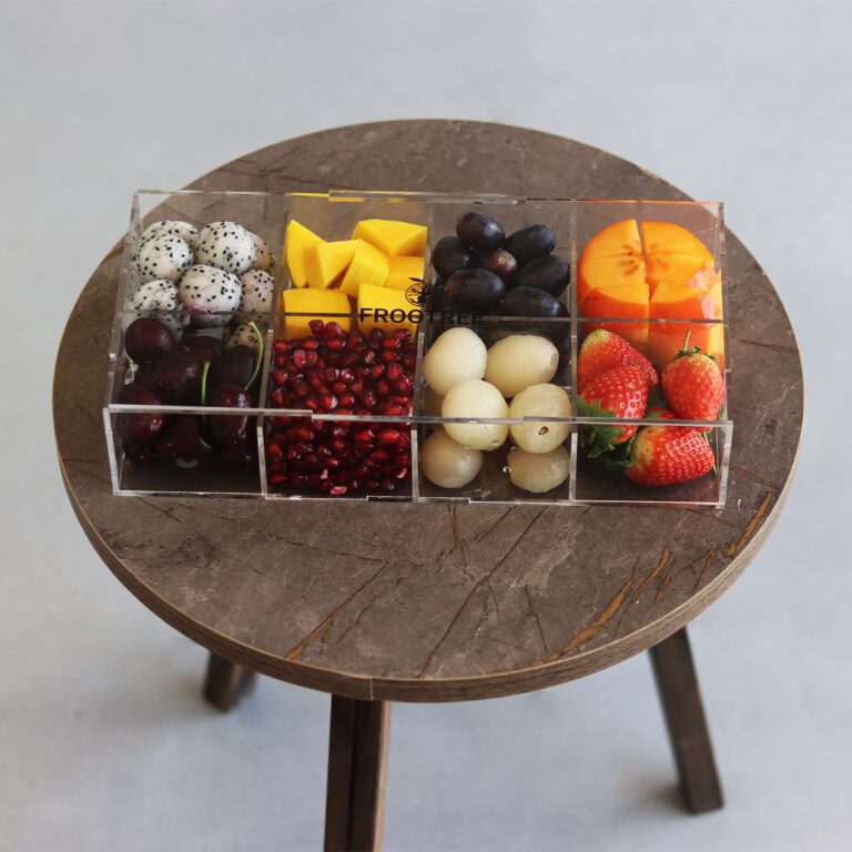 Kaka Fruit Cut Fruit Box - White Rose Flowers